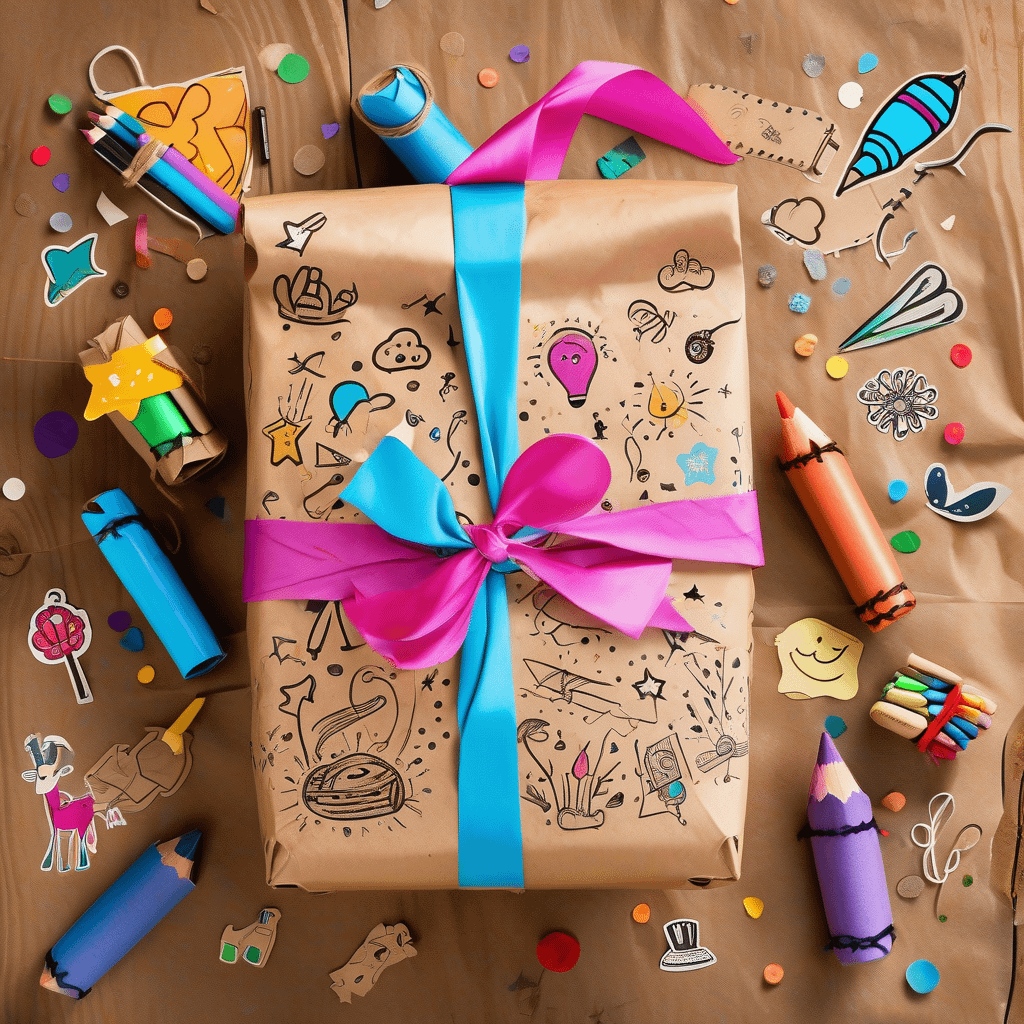 DIY Gifts and Crafts for Kids: Creative DIY Gift Wrap Ideas