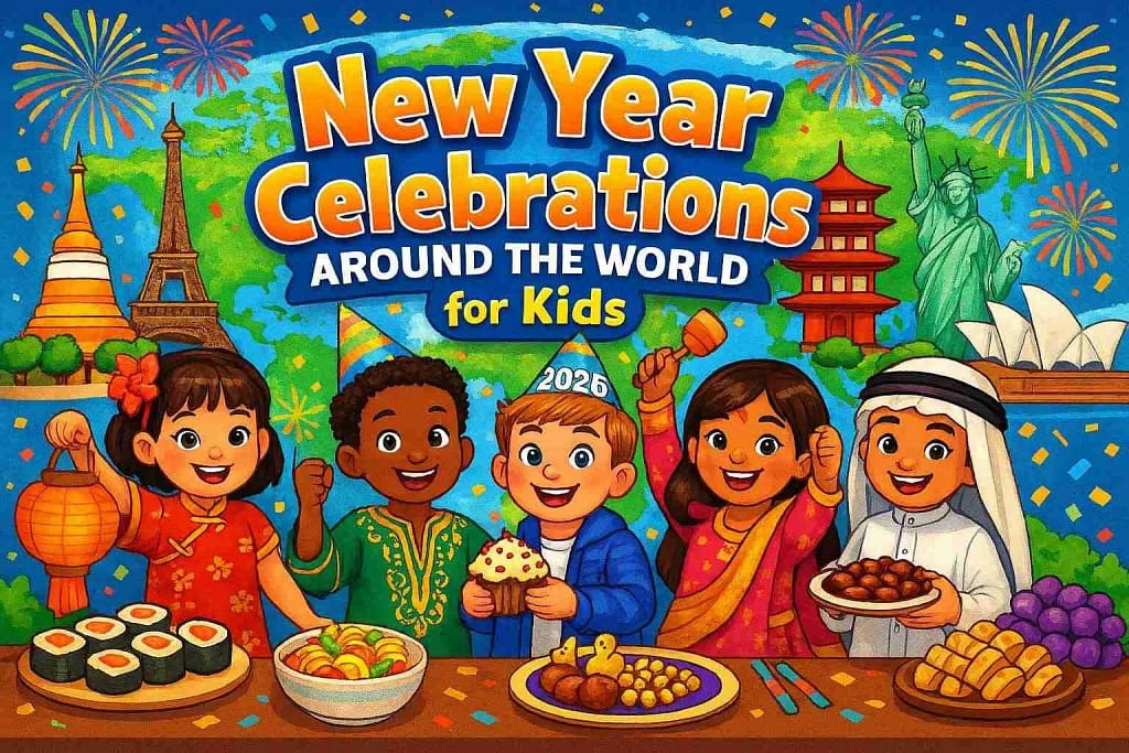 New Year Celebrations Around the World for Kids - Magic Kids Learning