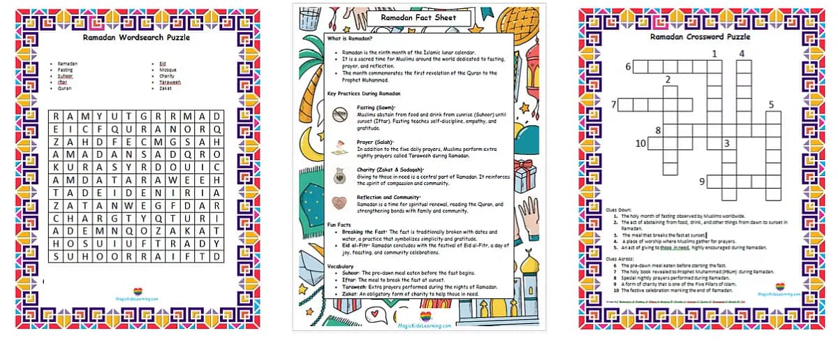 Ramadan KS2 Learning Bundle – Worksheets, Crafts & Activities - Magic ...