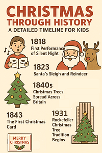 Christmas Through History: A Simple Timeline for Kids - Magic Kids Learning
