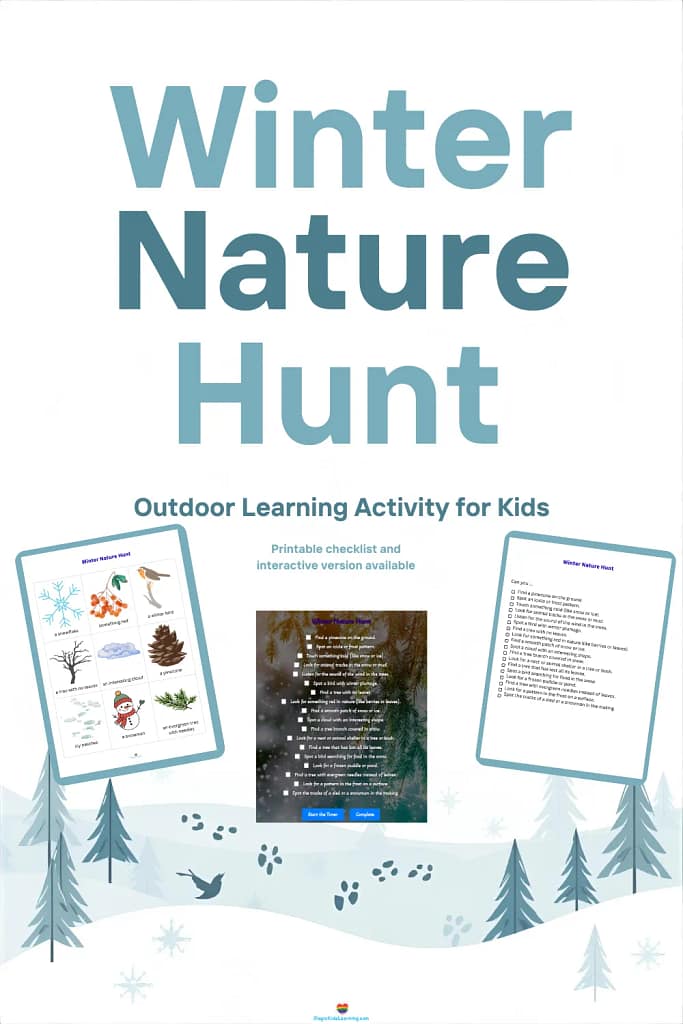 Winter Nature Hunt: Engaging Kids with Outdoor Learning