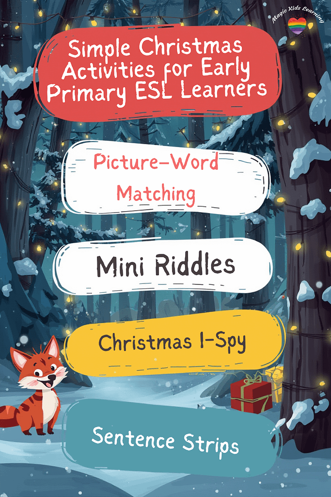 Christmas Activities for ESL Learners: Build Vocabulary & Culture ...