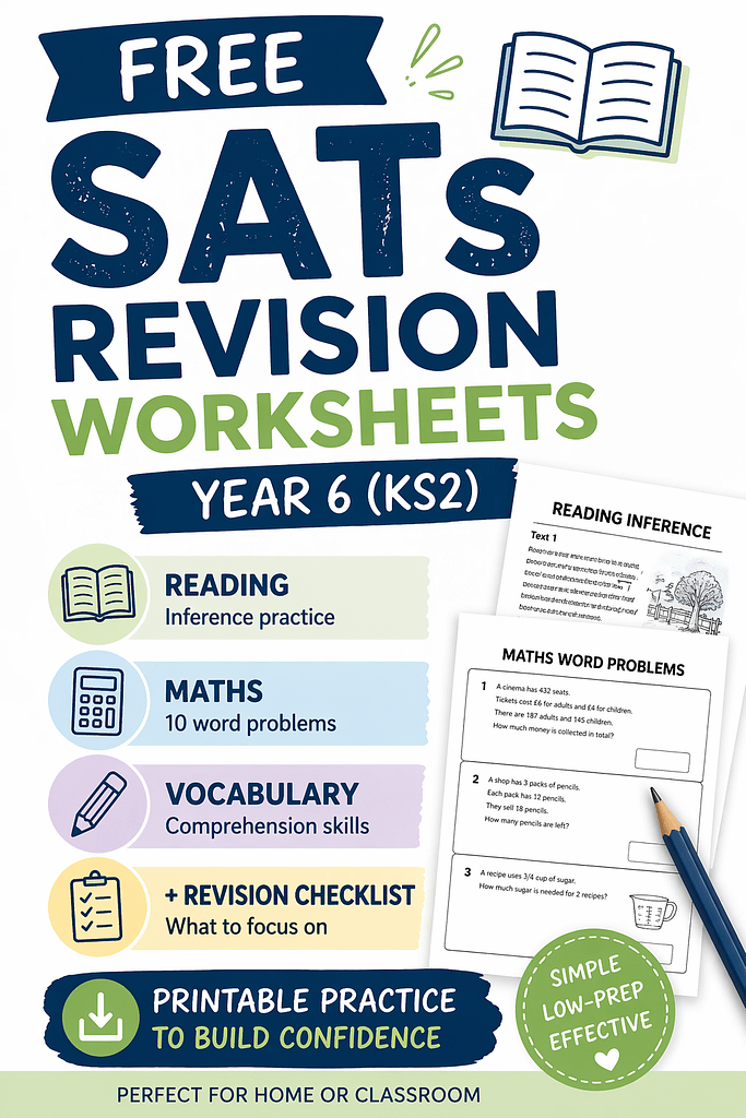 Free SATs Revision Worksheets (Maths, Reading & SPaG) - Magic Kids Learning