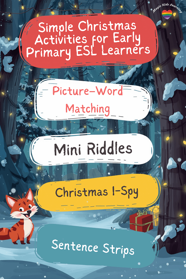 Christmas Activities for ESL Learners: Build Vocabulary & Culture ...