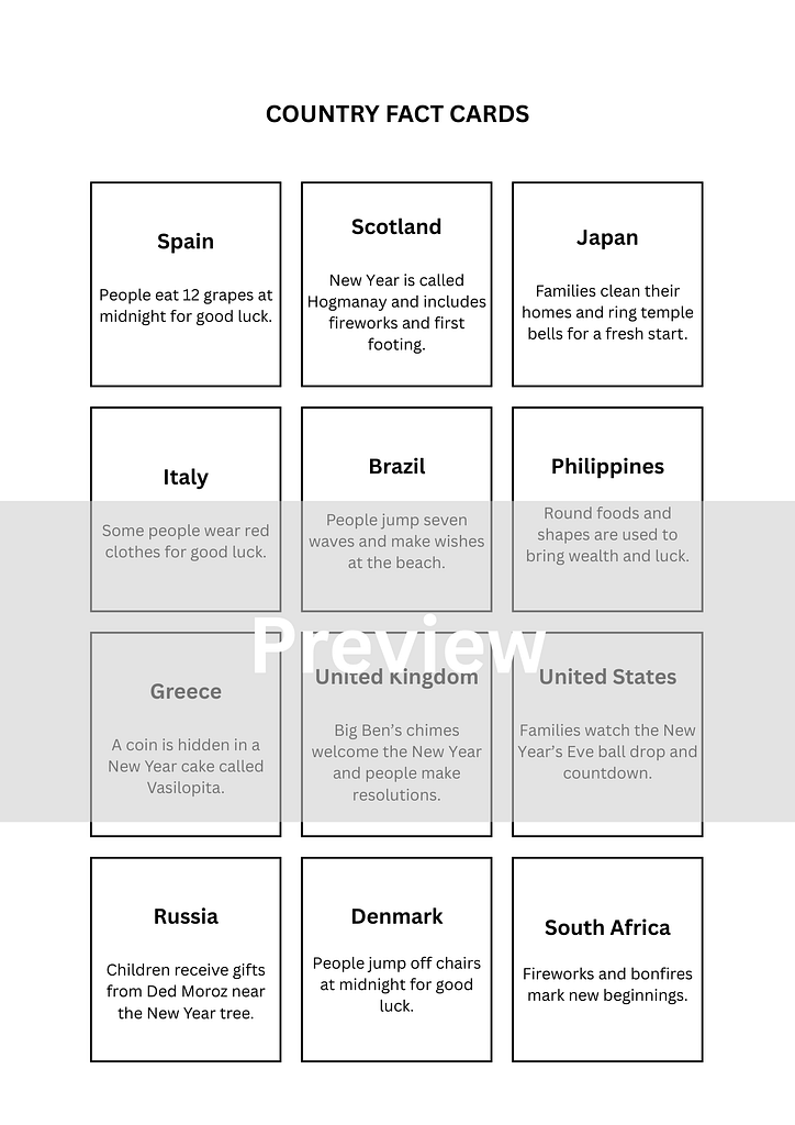 New Year Celebrations Around the World – Teacher Pack (Ages 5–10 ...