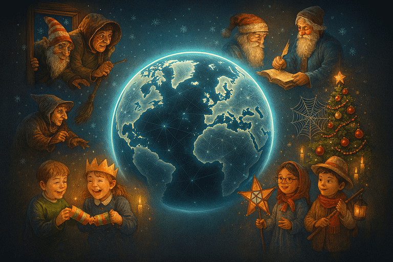 Christmas Around the World for Kids: 24 Fascinating Festive Traditions ...