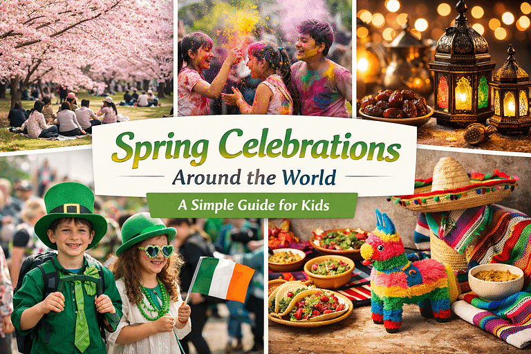 Spring Celebrations Around the World for Kids - Magic Kids Learning