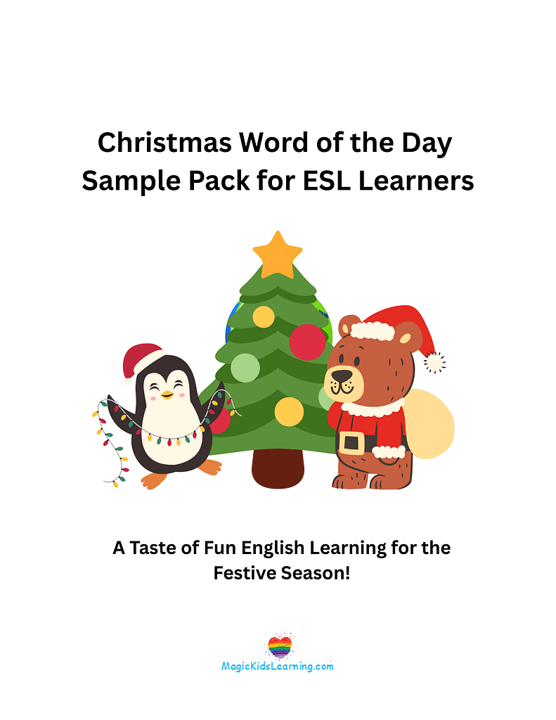 Christmas Activities for ESL Learners: Build Vocabulary & Culture ...