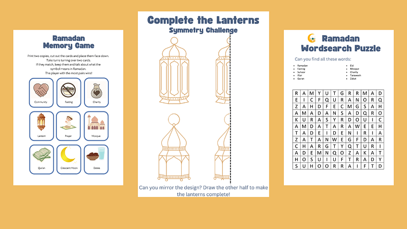 Ramadan & Eid Fun Family Activity Pack Printable - Magic Kids Learning