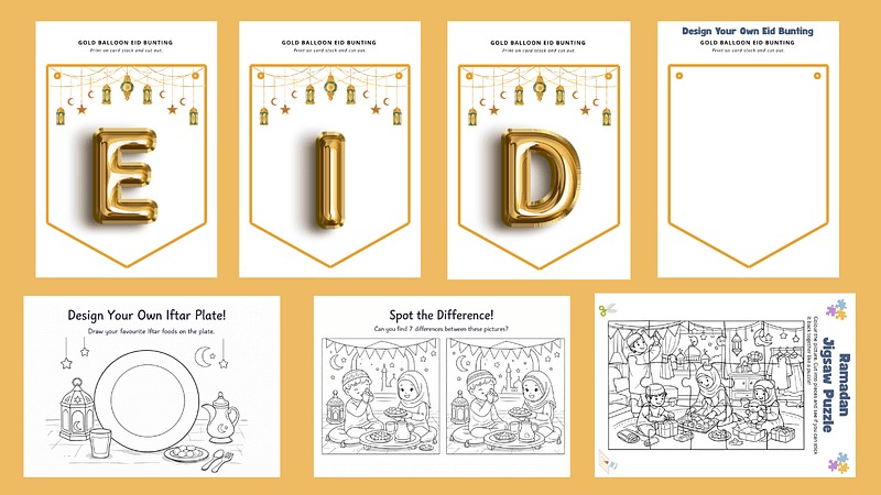 Ramadan & Eid Fun Family Activity Pack Printable - Magic Kids Learning