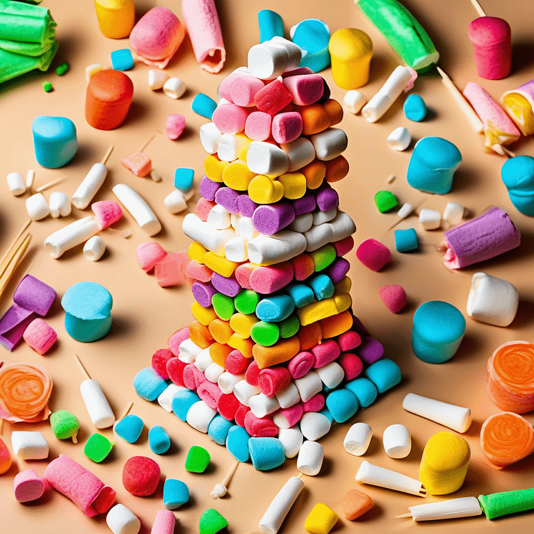 Marshmallow Towers: A Fun Engineering Challenge for Kids