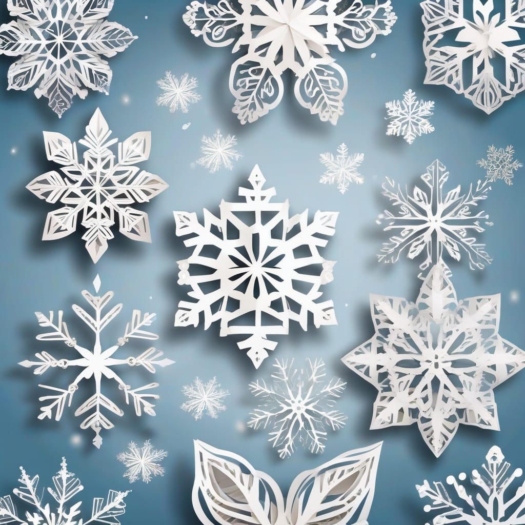 Creating Magical Winter Crafts for Kids: Paper Snowflakes
