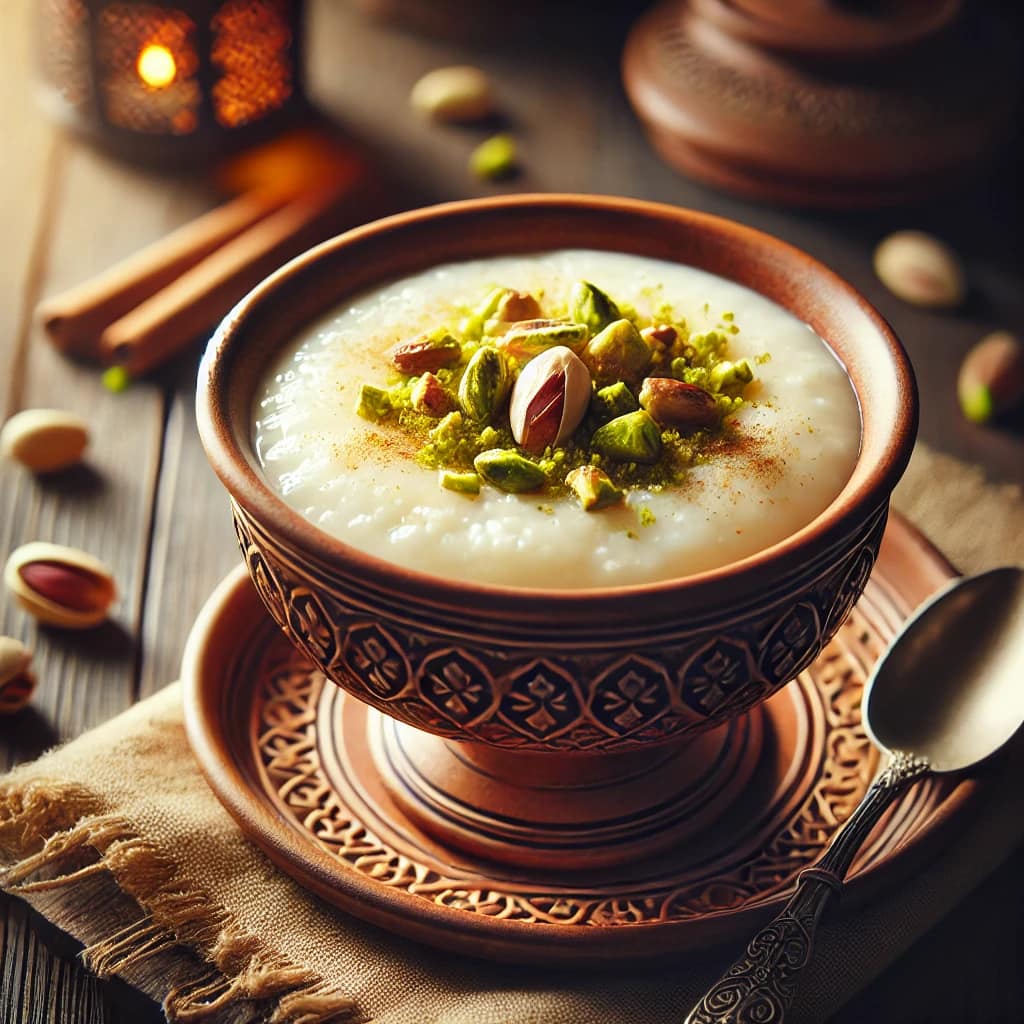 Traditional Ramadan Rice Pudding Recipe (Muhallabia) for family fun ...