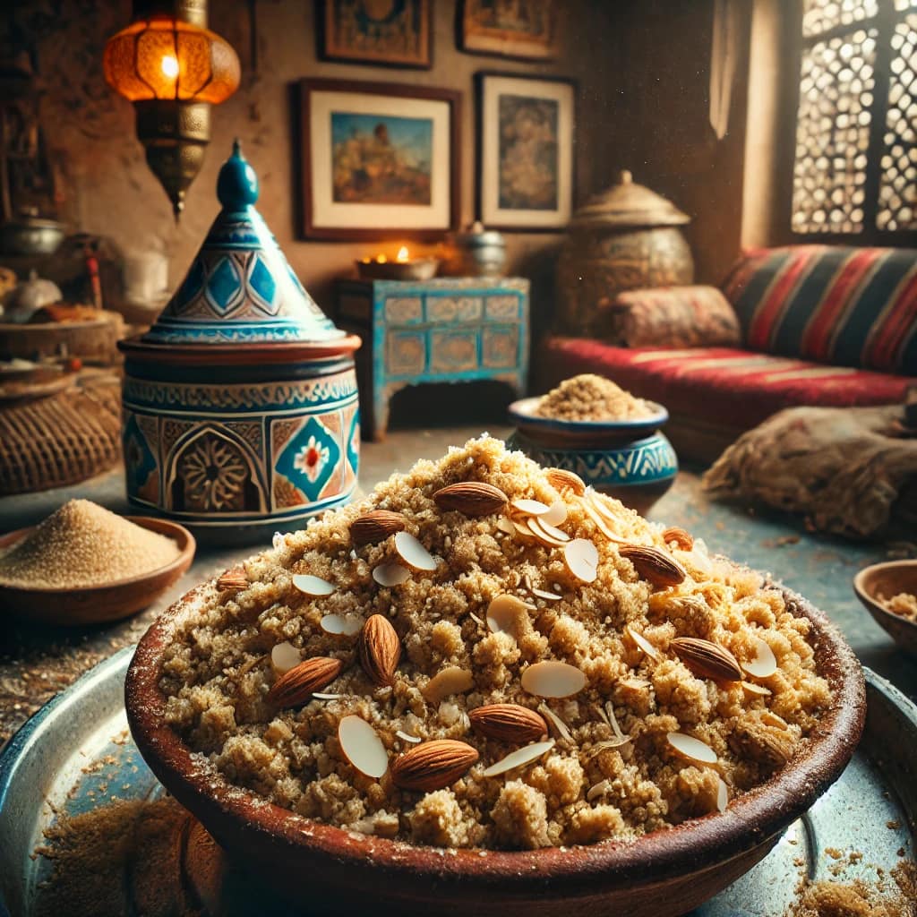 Authentic Moroccan Sellou Recipe: A Rustic, Nutty Delight for Festive ...